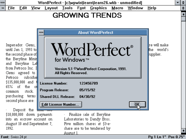 You can install and use WordPerfect, the Word of the 80s, in Windows 10 ...