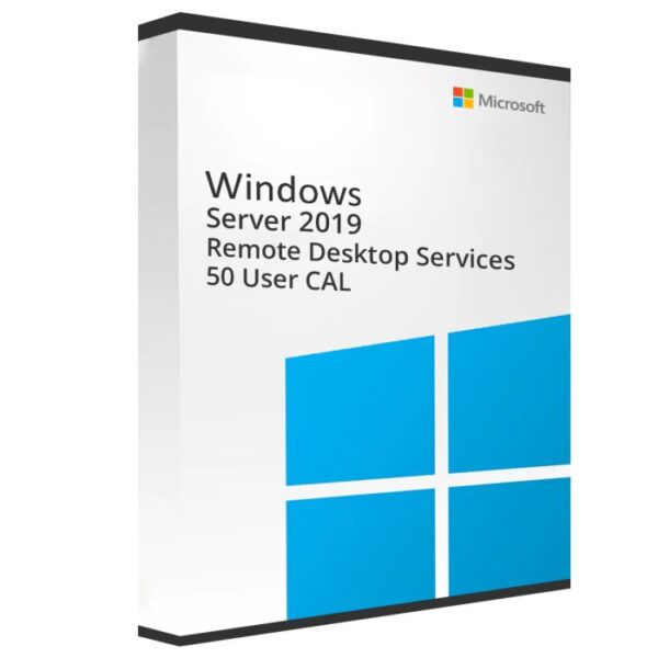Windows Server 2019 Remote Desktop Services (RDS) – 50 User CAL Digital ...