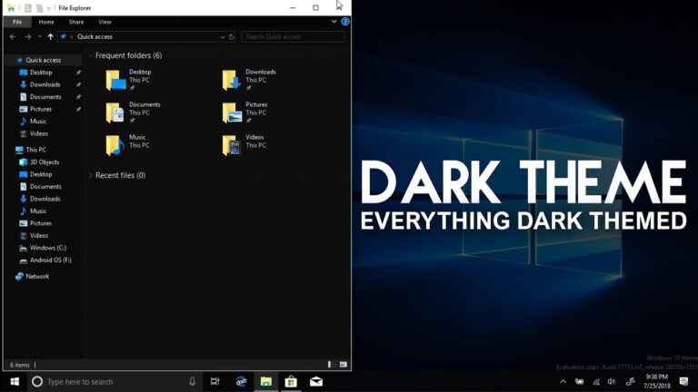 How to Enable the Hidden Dark Theme for Windows 10 Almost Everywhere